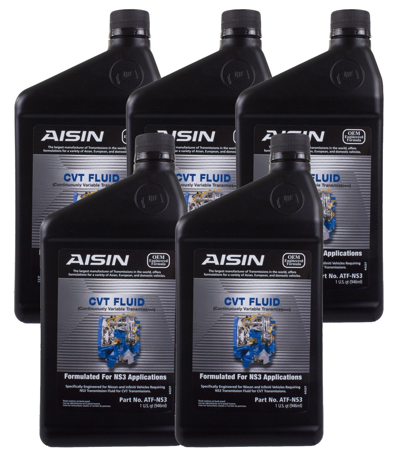 Set of 5 Automatic Transmission Fluid for Infiniti QX60 Nissan Juke | eBay