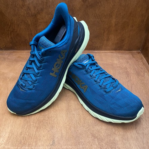 Hoka One One M Mach 4 Shoes Mens 9D Profly Blue Coral Running Sneakers ...