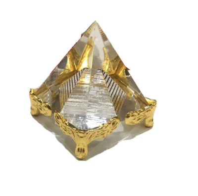 VASTU CRYSTAL PYRAMID with STAND FOR VASTU DOSH CORRECTION & POSITIVE ...