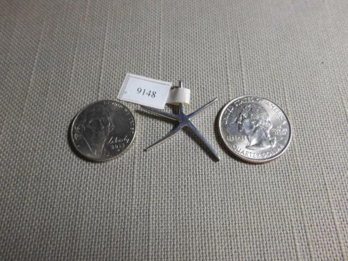 Nautical Beach Starfish AKA Sea Star .925 Sterling Silver 1.25" Pendant ...