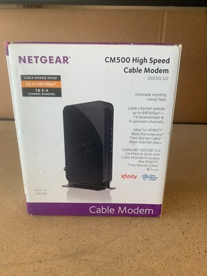 NETGEAR CM500 (CM500100NAS) 680 Mbps - Black 606449107166| eBay