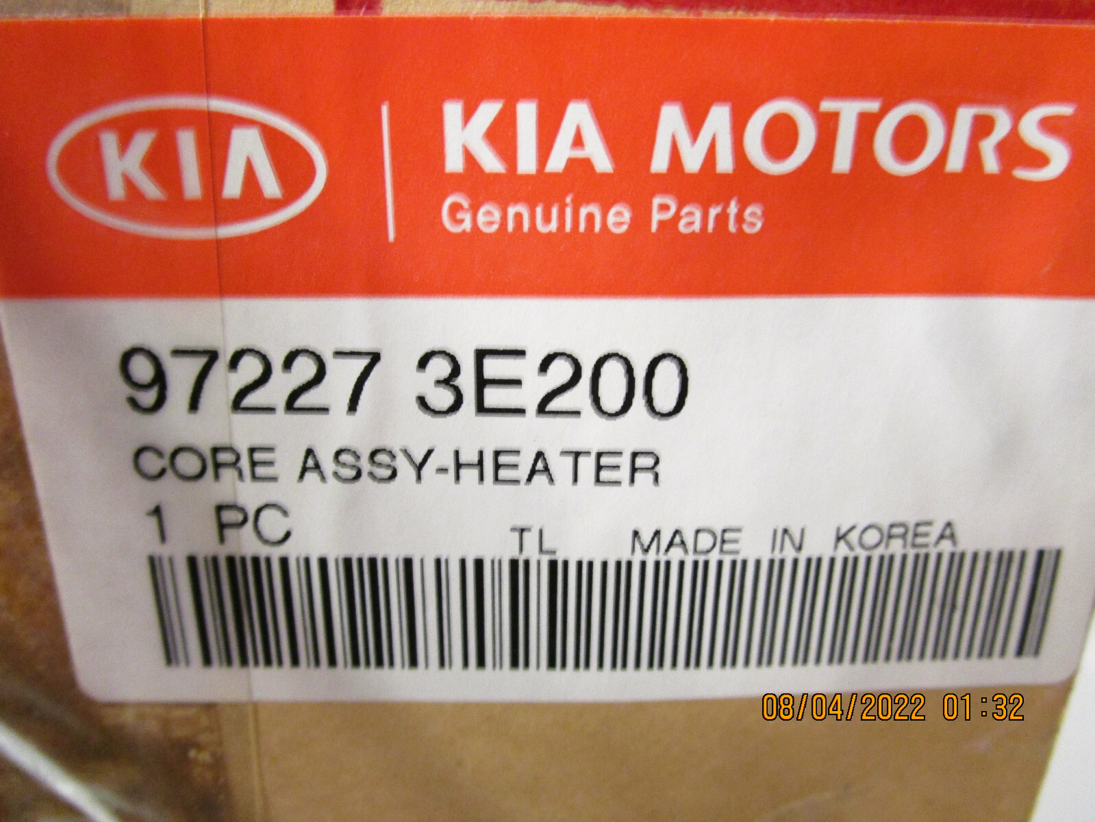 Genuine Kia OEM 972273E200 Heater Core | eBay