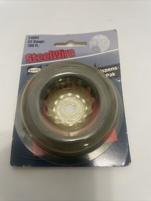 Elco Galvanized Steel Wire 22 Gauge 100 ft. spool. NEW Anchor Wire | eBay