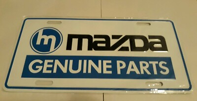 For Mazda Auto License Plate - Embossed Logo and Mazda Genuine Parts | eBay