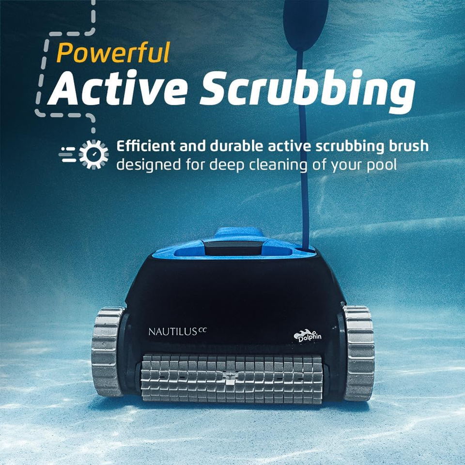 Nautilus CC Automatic Robotic Pool Vacuum for Above/In-Ground Pools up ...