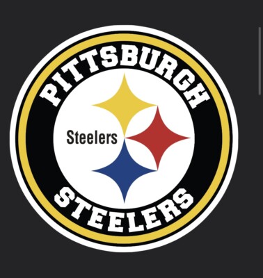 PITTSBURGH STEELERS Logo Sticker Bat Stickers Car NFL Football Decal | eBay