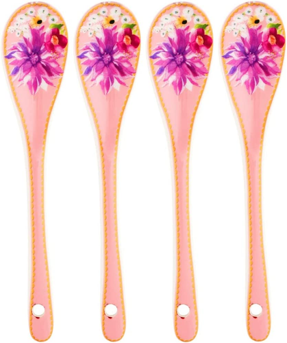 Maxwell & Williams Teas & C'S Dahlia Daze Ceramic Teaspoon Set of 4 ...