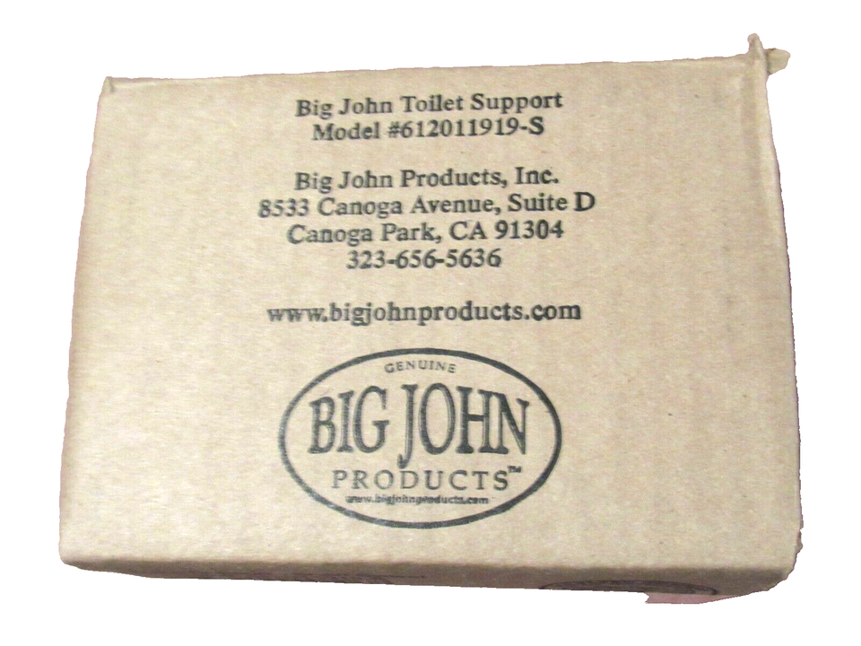 Big John Products 612011919-S Big John Short Toilet Support 5" to 7-1/2 ...