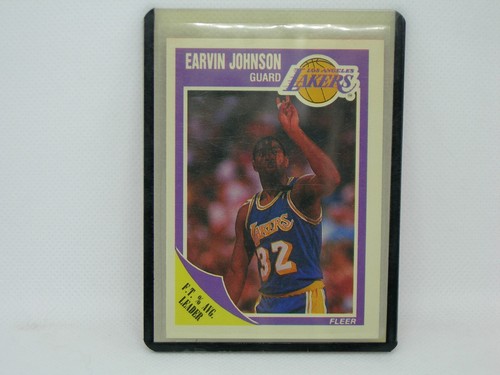 1989 Fleer Basketball Earvin Magic Johnson Card 77 | eBay