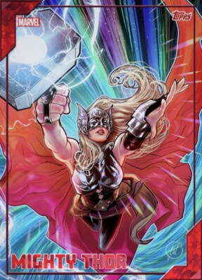 Topps Marvel Collect 2022 Hidden Gems Coll - Mighty Thor - Ruby SR [Digital] | eBay