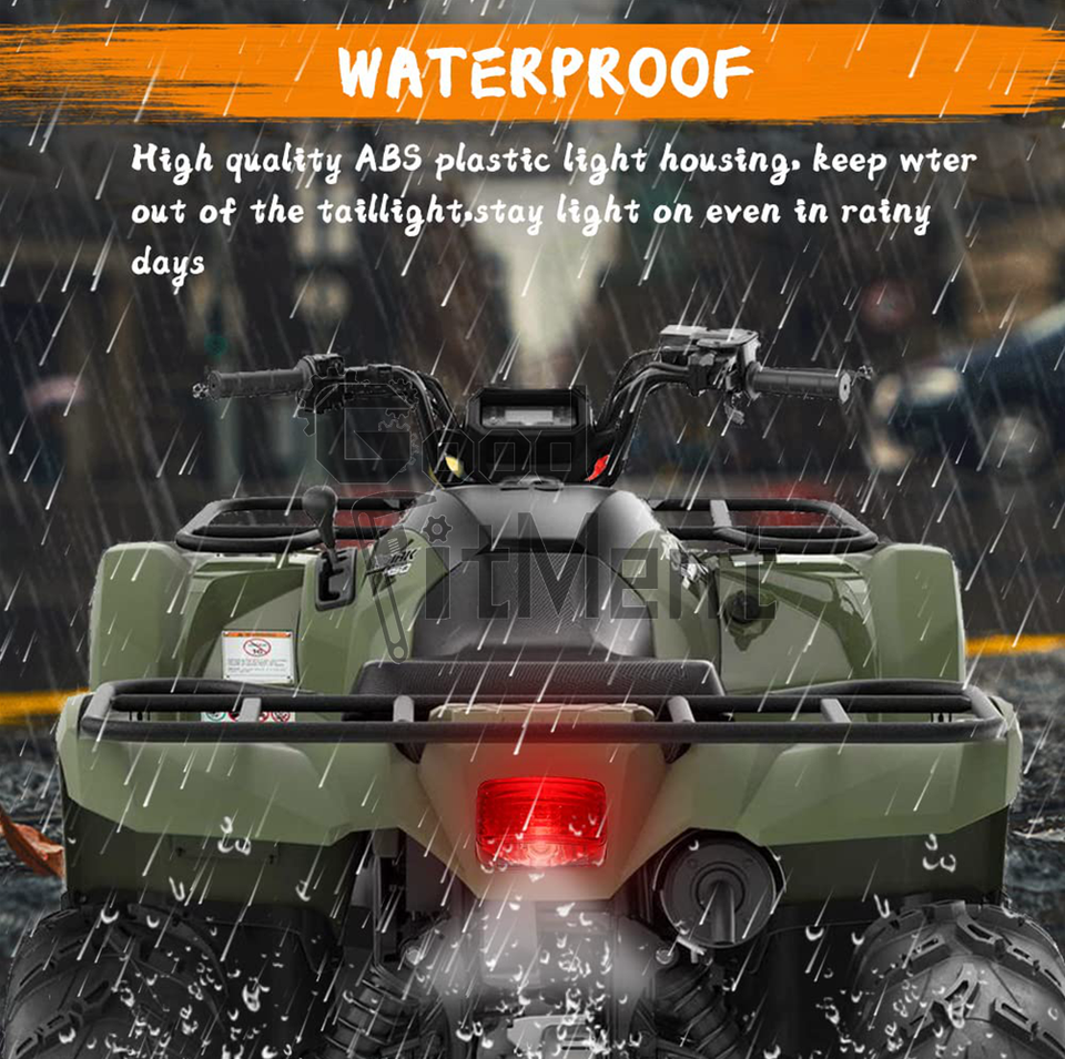 Yamaha XT600E XT250 XT225 XT350 XT600 Red LED Taillight Brake Tail ...