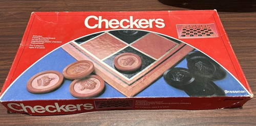 Pressman Checkers 1982 Vintage Folding Checkerboard 21853011128| eBay