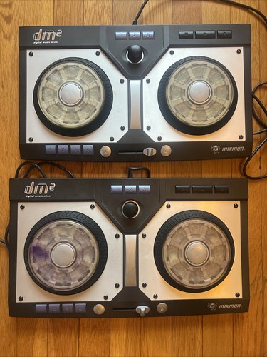 Set Of 2 MIXMAN DM2 • USB Digital Music Mixer DJ Turntable For PC - Y2K ...