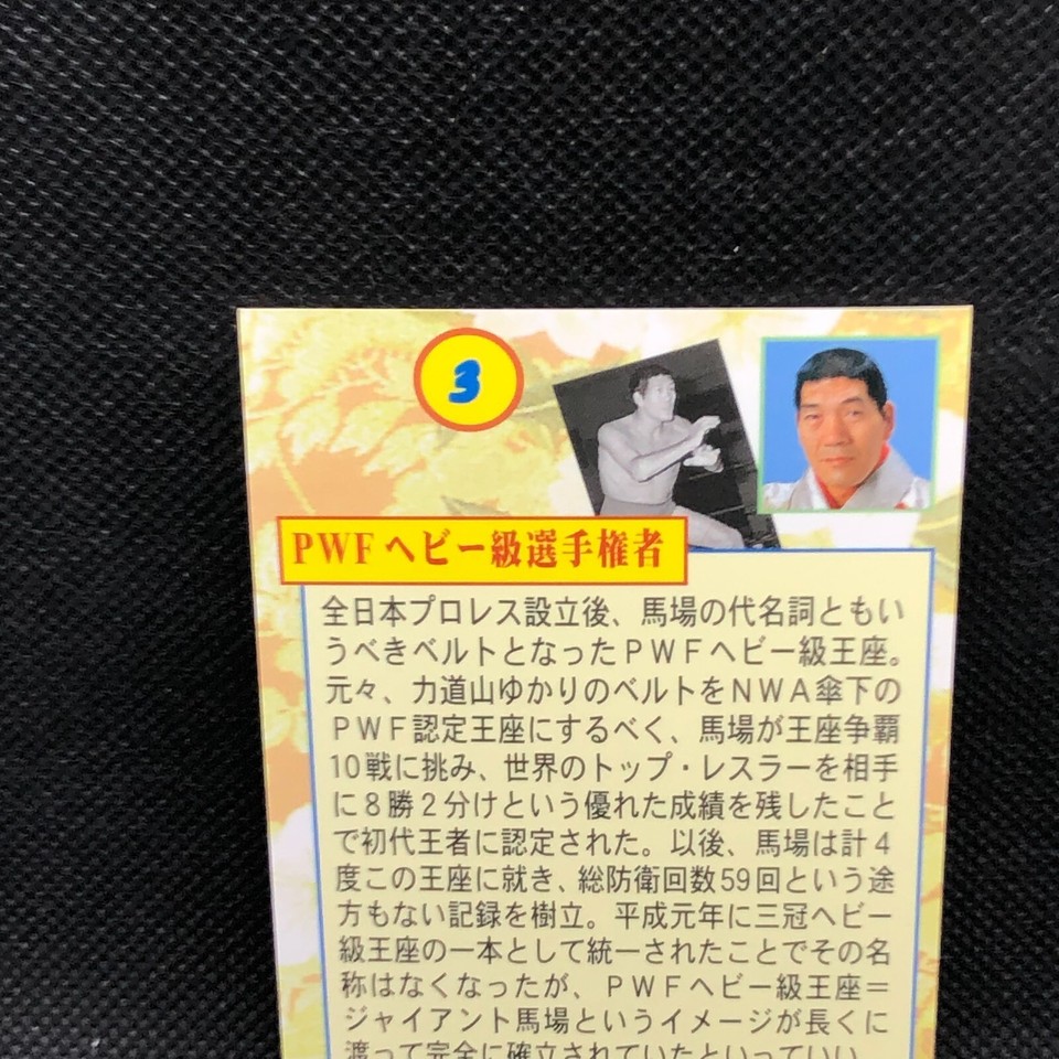 Giant Baba All Japan Pro Wrestling Card TCG Series 3 Very Rare Japanese ...