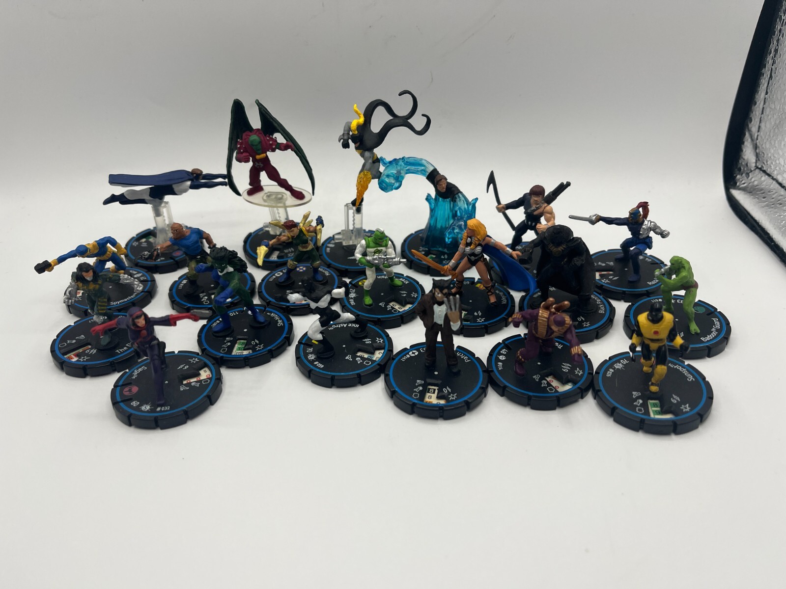 Marvel Heroclix Lot of 20 Blue Ring Experienced Figures (LOT#1) She ...