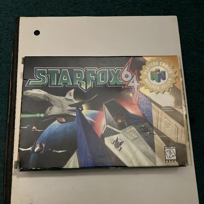 StarFox 64 Player's Choice Nintendo 64 Original Box And Ads Only | eBay