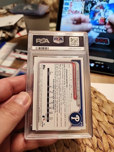 2024 Bowman Draft Orange/25 Carter Mathison Psa 8 NM-MT | eBay