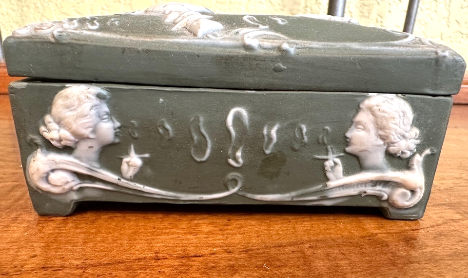 ANTIQUE SHAFER VATER BOX FIGURES SMOKING CIGARETTES Germany | eBay