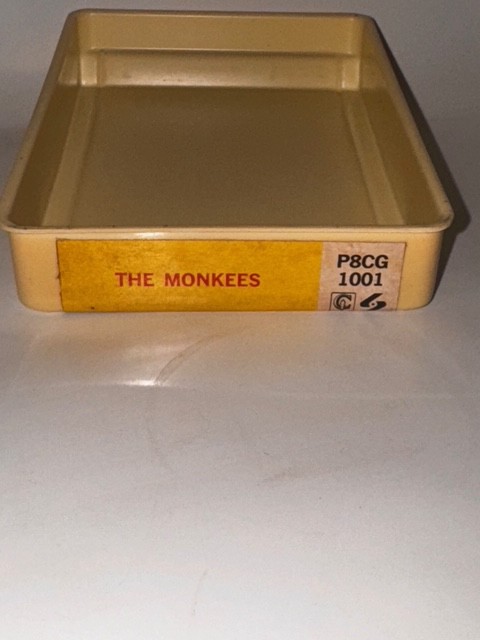 RARE- THE MONKEES- THE MONKEES-VERY EARLY LEAR JET CLAM SHELL 8 TRACK ...