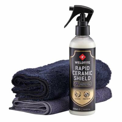 Protecteur weldtite rapid ceramic shield spray 250ml avec 2 chiffons ...