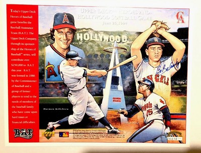 Bo Belinsky Signed California Angels 8.5x11 Photo Autograph Baseball UD ...