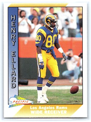 1991 Pacific Football #249 Henry Ellard Los Angeles Rams | eBay