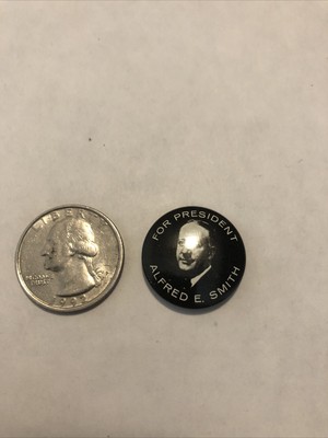 Alfred E Smith For President Campaign Button Pinback Kleenex 1968 ...