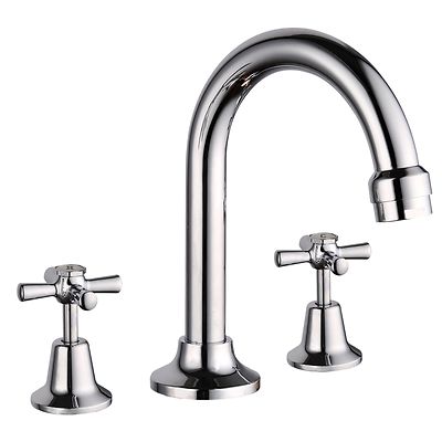 Estilo BASIN SET Jumper Valve Spindles, WELS 3 Star 9L/Min, CHROME ...