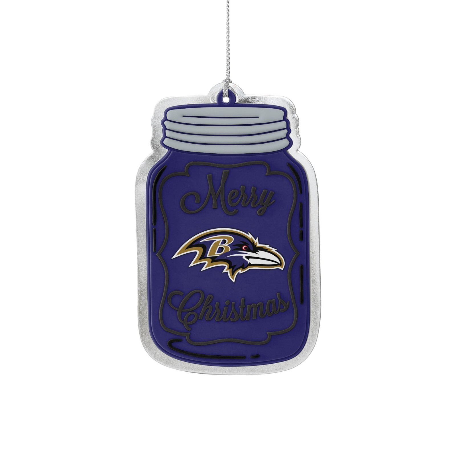 Baltimore Ravens Christmas Tree Holiday Flat Ornament - Mason Canning ...