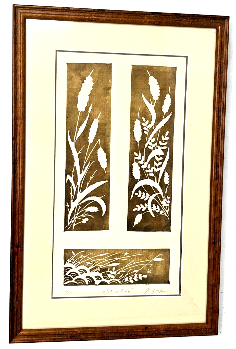 Vintage Intaglio Etching "Nature Trio" Signed & Numbered (1/100) by Al ...