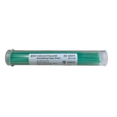 Inoculating Loops BD 220215 Disposable - Sterilized 1uL 50 Count | eBay