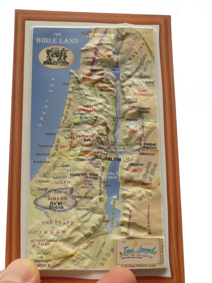 Map Of Land Moabites Dibon Gad: Between The Torah And The Mesha Stele