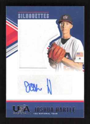 2018 Panini USA Stars & Stripes Joshua Hartle Silhouettes Auto #'d /149 ...