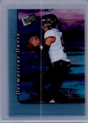 Dermaricus Davis 2024 Leaf Football 1/1 Pre Production Proof | eBay