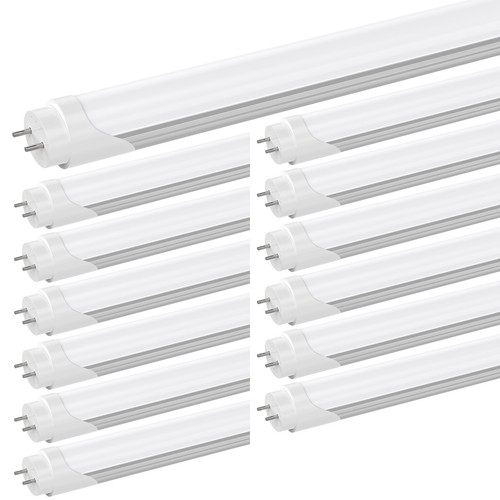 12 Pack T8 4FT LED Tube Light Bulbs 28W G13 5000K Garage F32T8 4 Foot ...