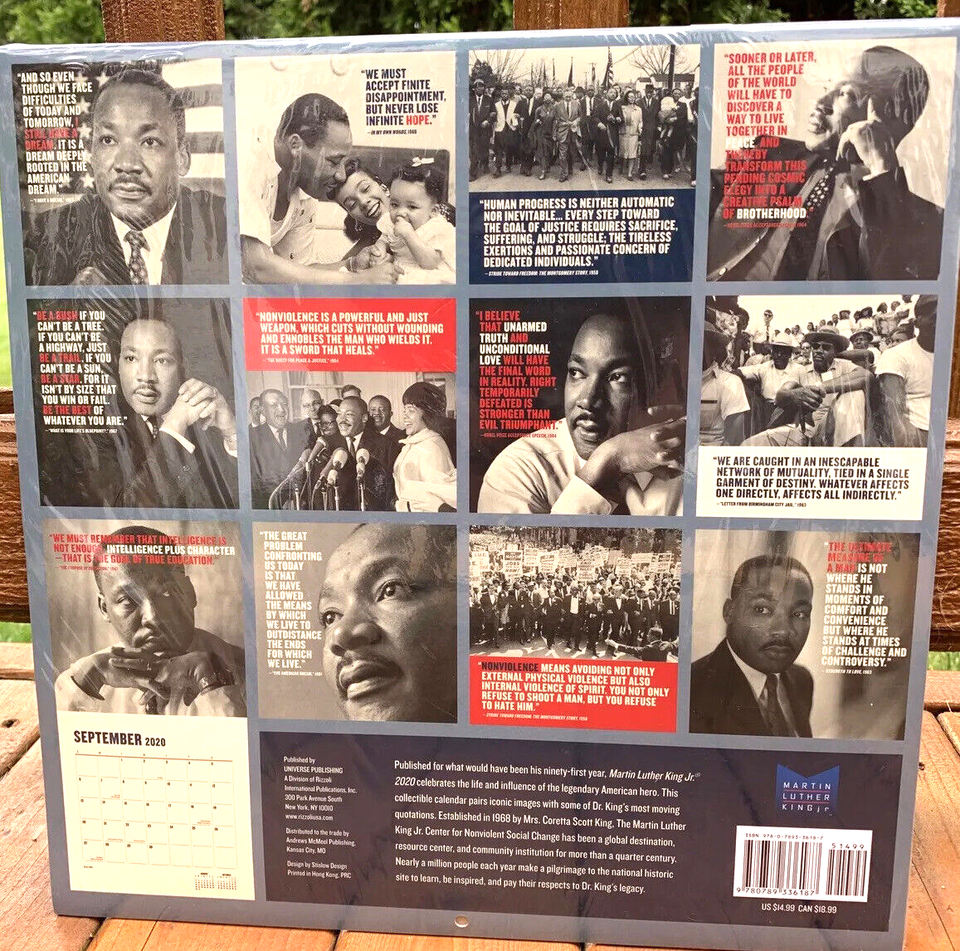Martin Luther King Jr. 2020 Calendar | eBay