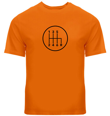 Manual Transmission Shift Pattern 6 Speed Stick Shirts Mens Unisex Tee ...