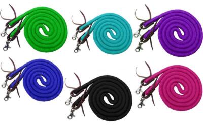 Super Soft Derby NYLON Barrel Closed Reins Scissor snap ends 96" | eBay