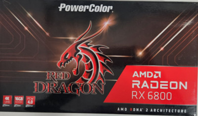 PowerColor Red Dragon AMD Radeon RX 6800 16GB GDDR6 Graphic Card ...