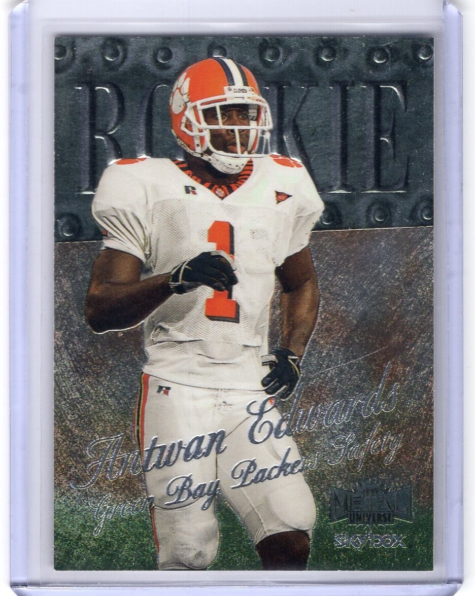 ANTWAN EDWARDS 1999 Skybox Metal Universe ROOKIE CARD #230 - PACKERS | eBay