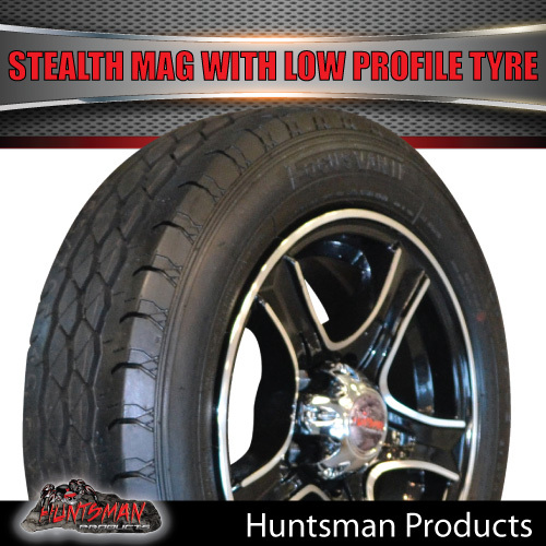 Low Profile Boat Trailer 14" HT Holden Stealth Mag Wheel Rim 175/65R14C ...