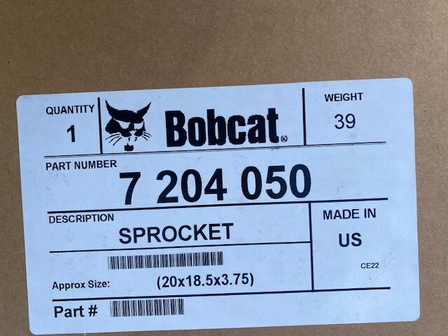 One Aftermarket Bobcat Sprocket Replaces Part Number 7204050 for sale ...