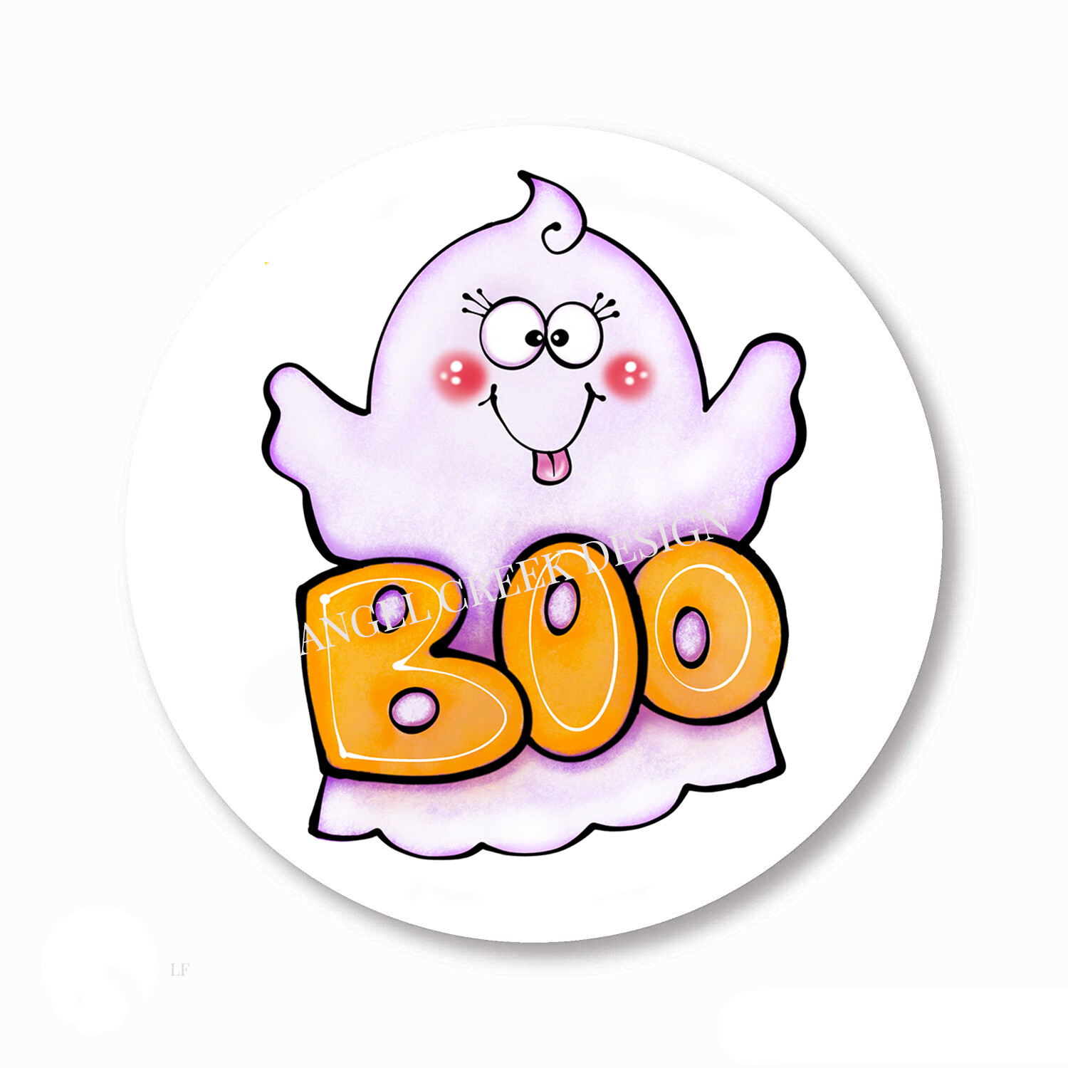 Whimsical Ghost BOO Halloween Stickers Halloween Favors Labels Envelope ...