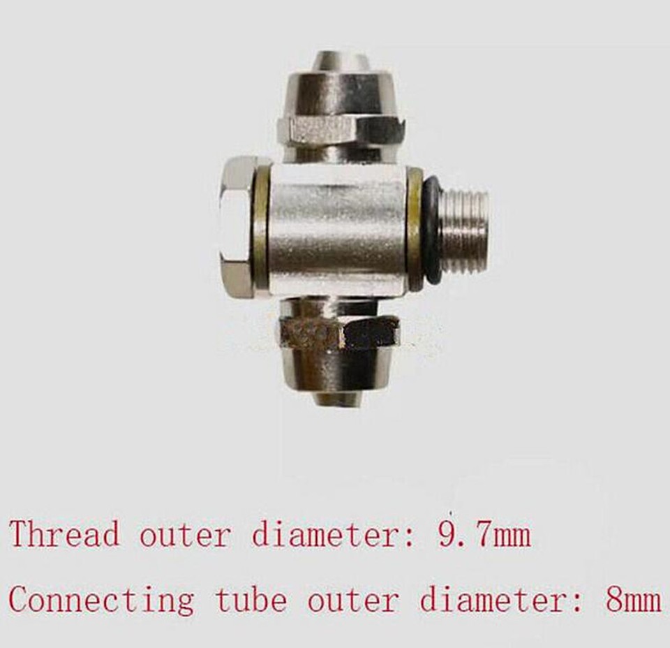 2Pcs Tire Changer Machine Three-Way Trachea Air Valve Metal Connector ...