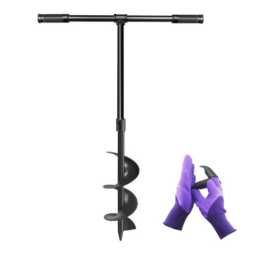 Manual Garden Hole Digging Drill Bit, Hand Drill Auger Post Hole Digger ...