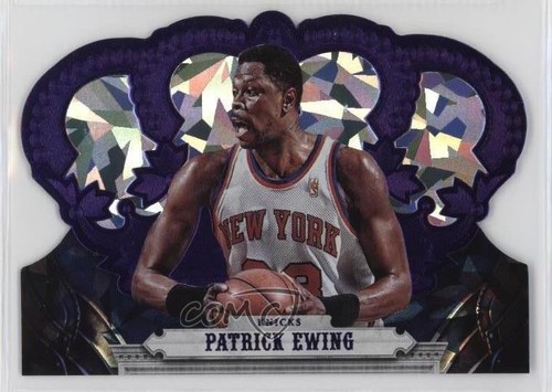 2017-18 Panini Crown Royale Purple Crystal /25 Patrick Ewing #192 HOF ...