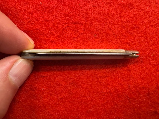 STERLING SILVER & MOP FRUIT KNIFE, ENGRAVED BLADE – STANIFORTH 1900 ...