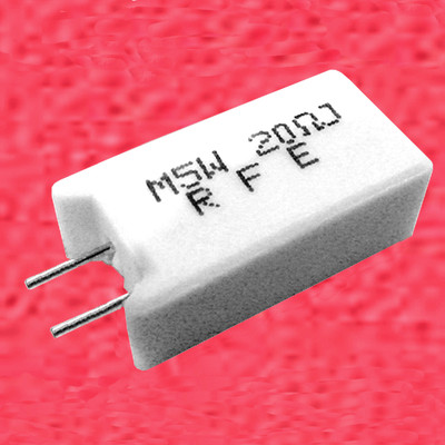 (50) 20 Ohm 5 Watt Ceramic Power RESISTORS (small elevated vertical ...
