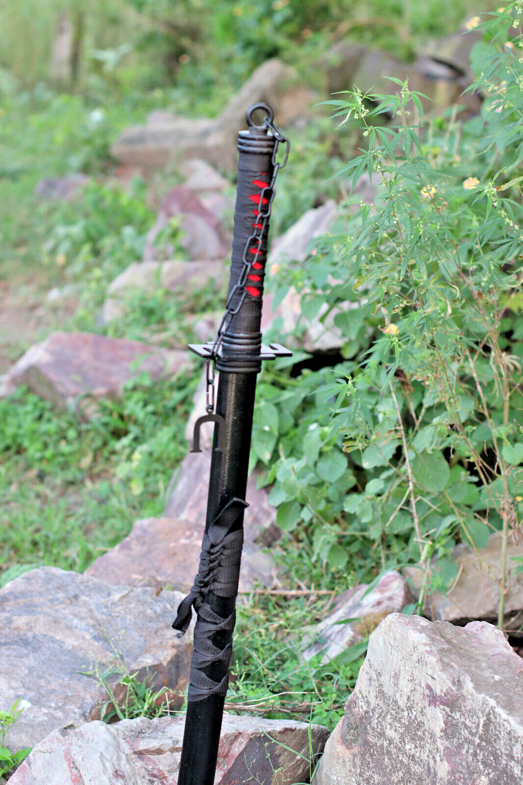 1095 Carbon Steel Bleach Kurosaki chigo Sword Japanese Samurai Katana ...