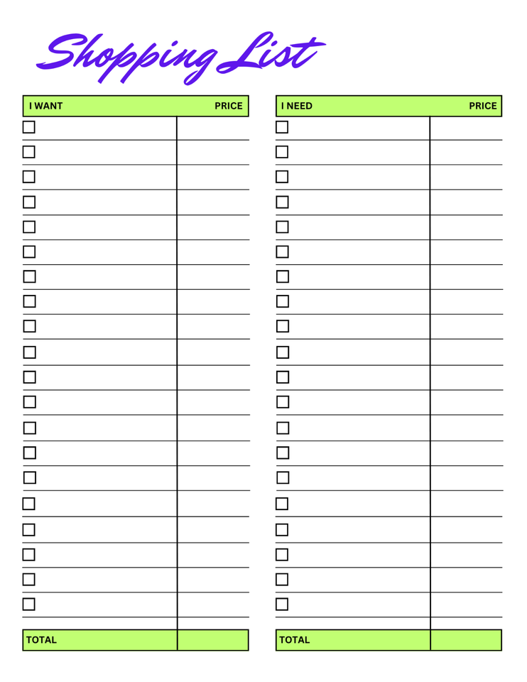Digital | To Do List, Home, Shopping Goodnotes iPad Planner Digital ...